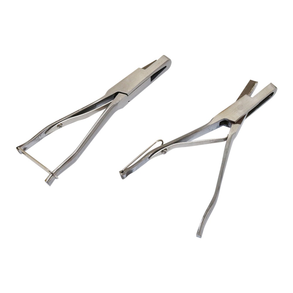 1 Pcs Stainless Steel U-shaped or V-shaped Ear Tongs Pliers Missing Pig ...
