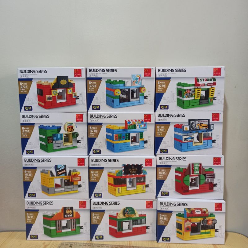 (D&B TOYS)PEIZHI 0729-0740 MINISTREET compatible all brand building ...