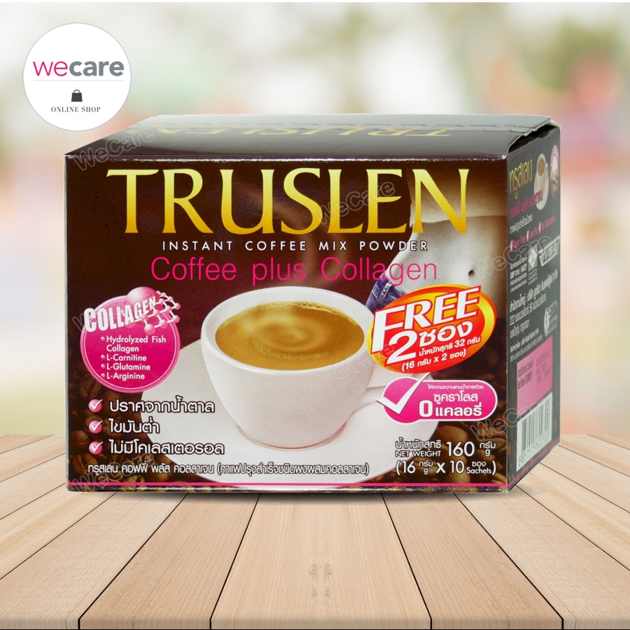 Truslen Coffee Plus Collagen (1 Box Contains 10 Sachets) | Shopee ...