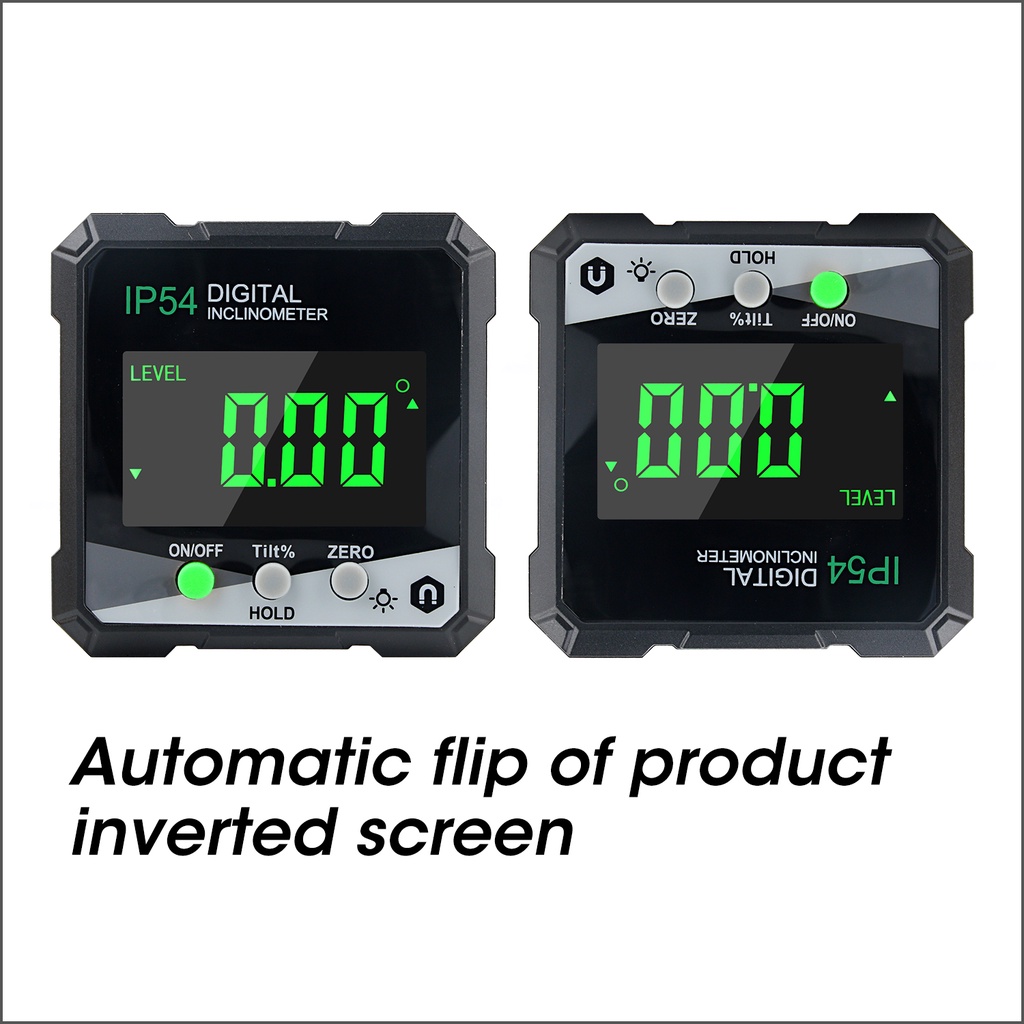 Mini 360° Digital Level Angle Gauge Inclinometer Magnetic Base ...