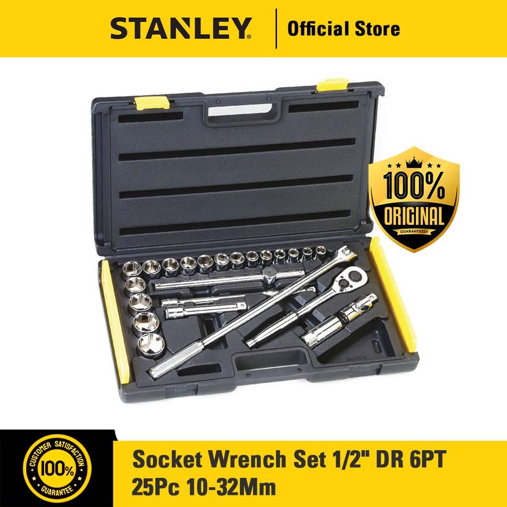 Stanley 86-589 Socket Wrench Set 1/2" DR 6PT 25pc. (10-32mm) | Shopee ...