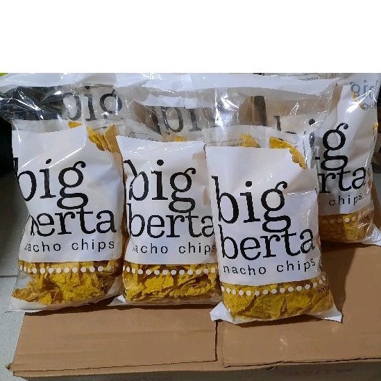 Big berta PLAIN NACHOS CHIPS IN A BOX (10PCS) | Shopee Philippines