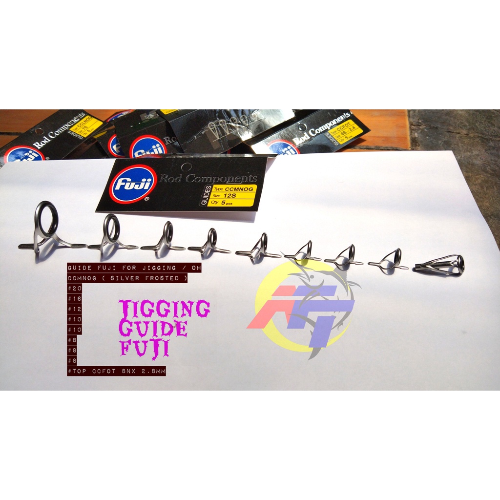 Ring guide fuji for jigging oh slow jig 1 set | Shopee Philippines