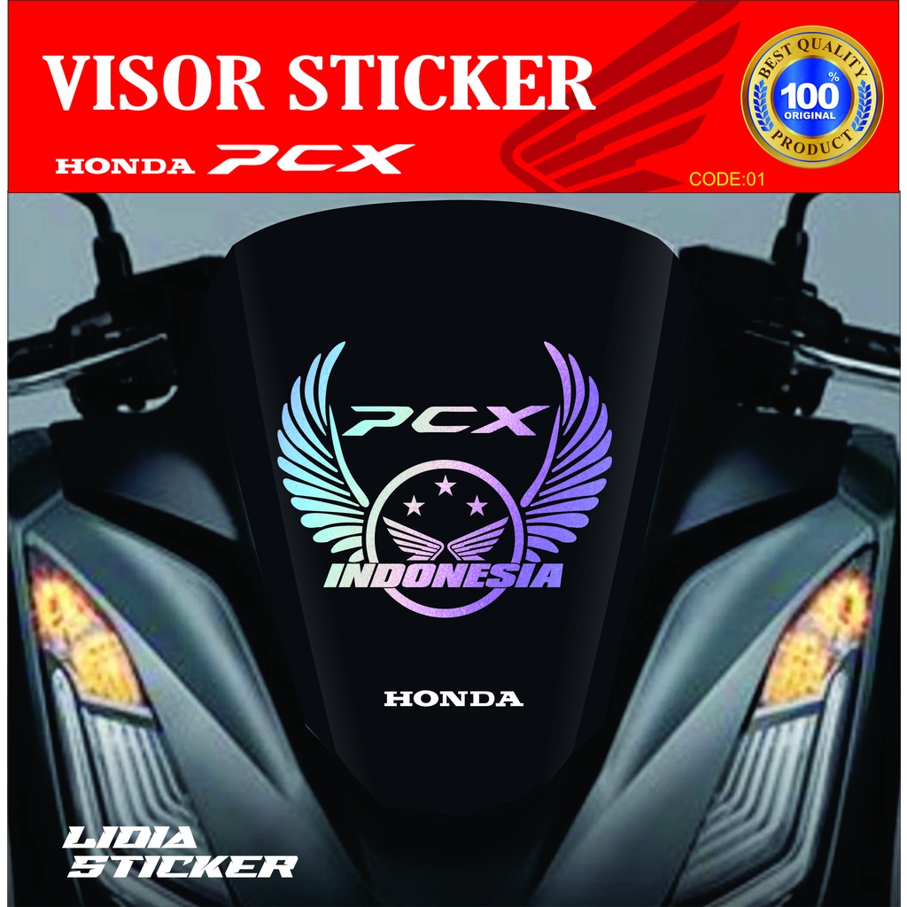 Pcx VISOR STICKER PCX 160 150 Graphic 01 | Shopee Philippines