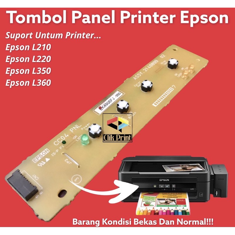 TOMBOL Epson L210 L220 L350 L360 Panel Button | Shopee Philippines