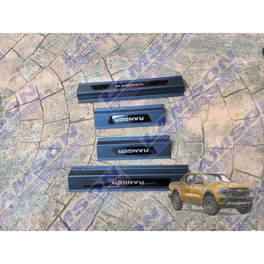 Ford Ranger 2023 - 2025 Side Step Sill Scuff Plates | Shopee Philippines