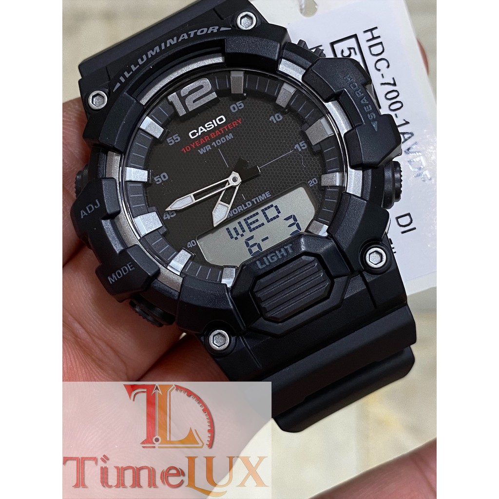 CASIO MEN'S RUBBER HDC 700 1A | Shopee Philippines