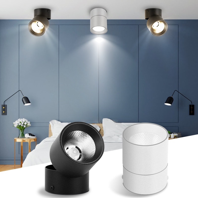 Rotating Spot Led Downlights Spot Light 220V Surface Mounted Ceiling ...