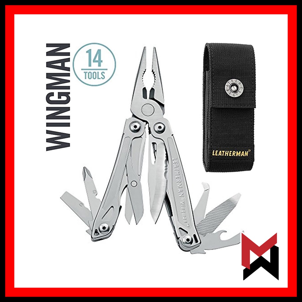Leatherman Wingman Multitool - with Nylon Sheath | Shopee Philippines