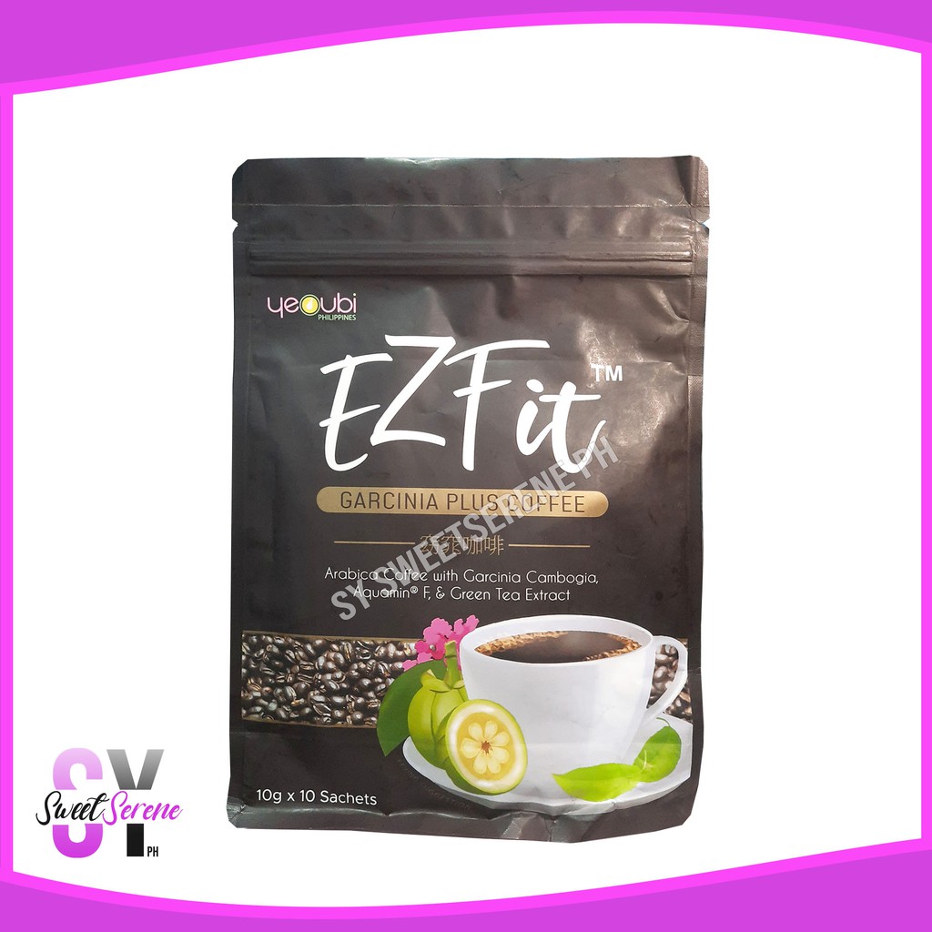 EZFit Garcinia Plus Coffee - Slimming Coffee 10 Sachets (10g) | Shopee ...
