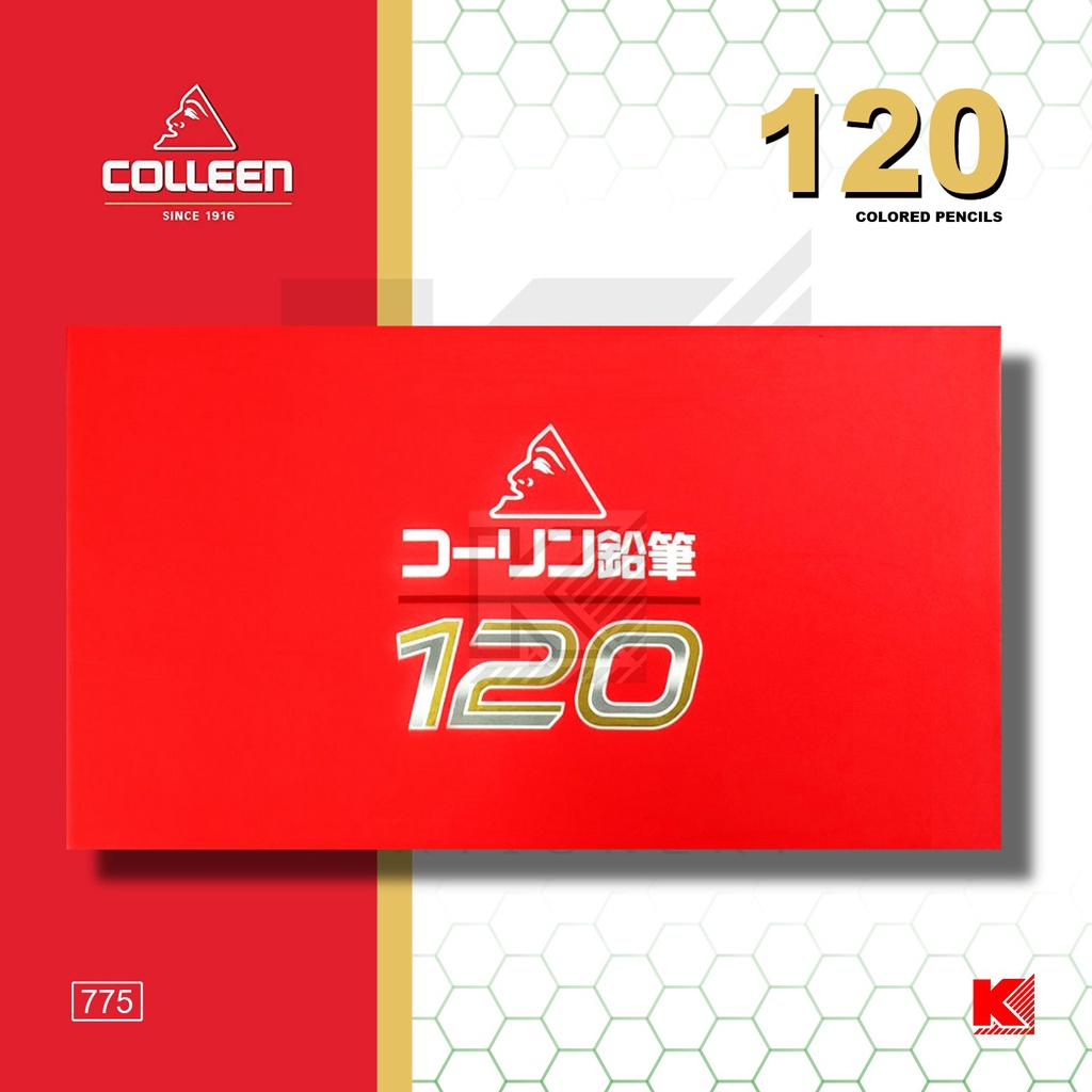 Colleen Colored Pencils Model 775 (1 Pencil 1 Color) 120 Color | Shopee ...
