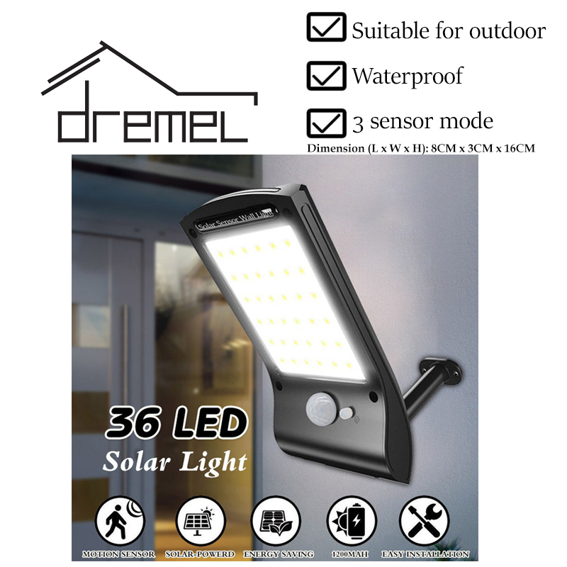 DREMEL Solar Motion Human Body Induction Outdoor Waterproof Street ...