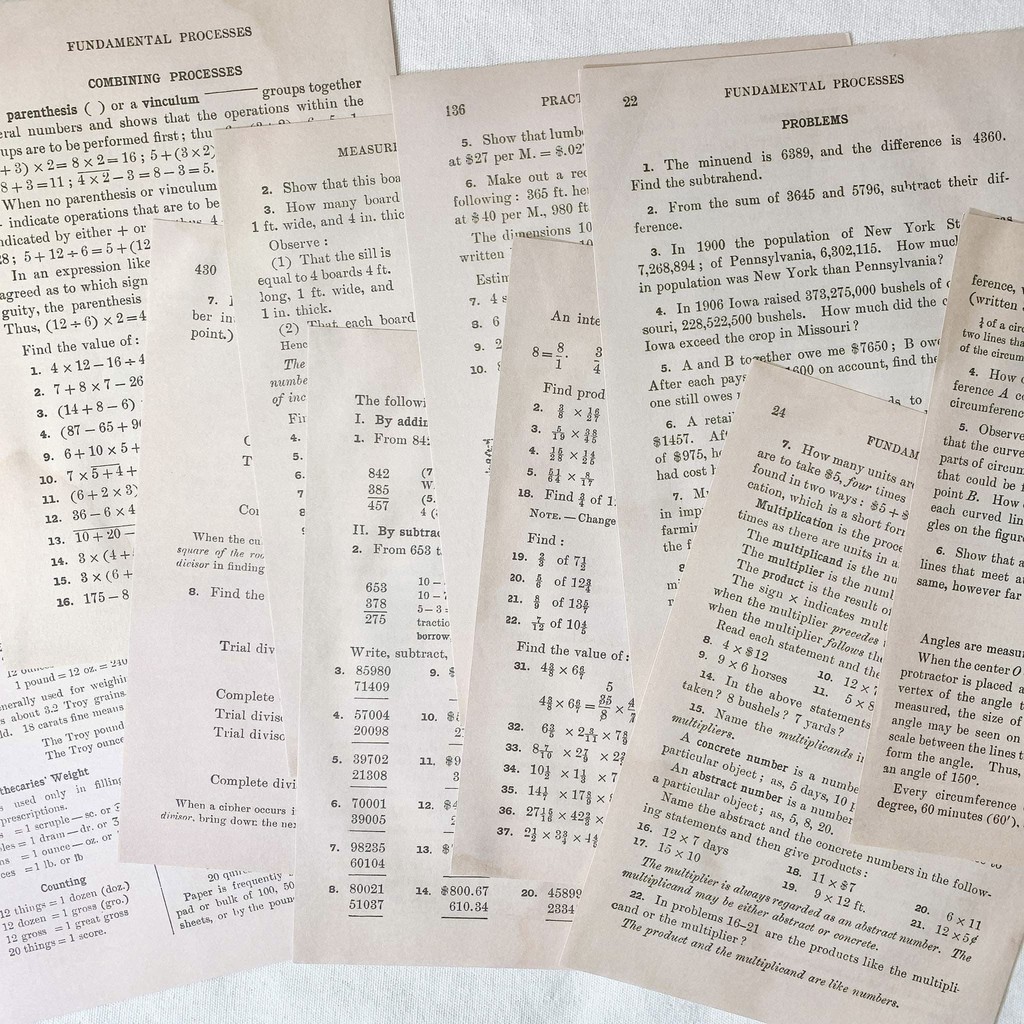 [3 Samples] Set of 10 Vintage Background Paper Sheets - Newspaper ...