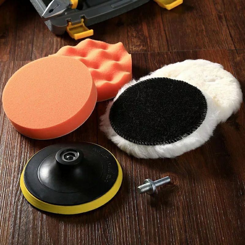 5 inch Polishing Package Foam Polishing Pad Set 5 inch Wool Foam Buff ...