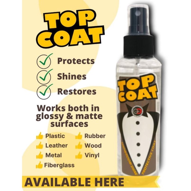TOP COAT SILICON BASED WAX All in one. | Shopee Philippines