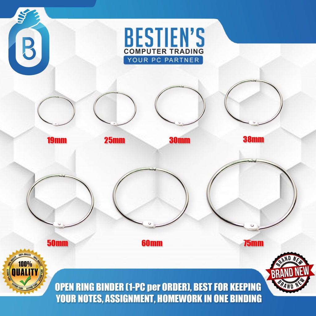 OPEN RING BINDER (1-PC per ORDER), BEST FOR KEEPING YOUR NOTES ...
