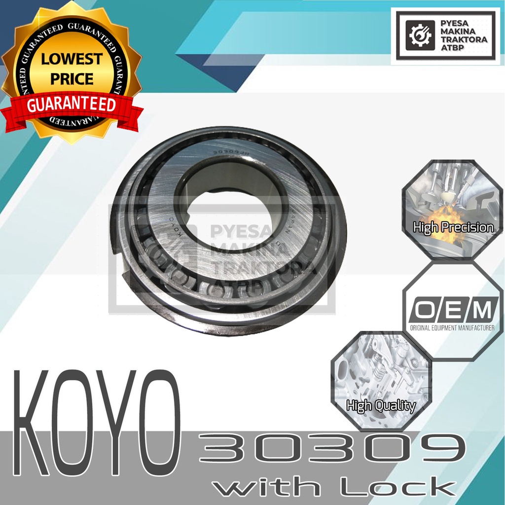 KOYO TIMKEN Knuckle Bearing 30309 NR with Lock Original Japan | Shopee ...