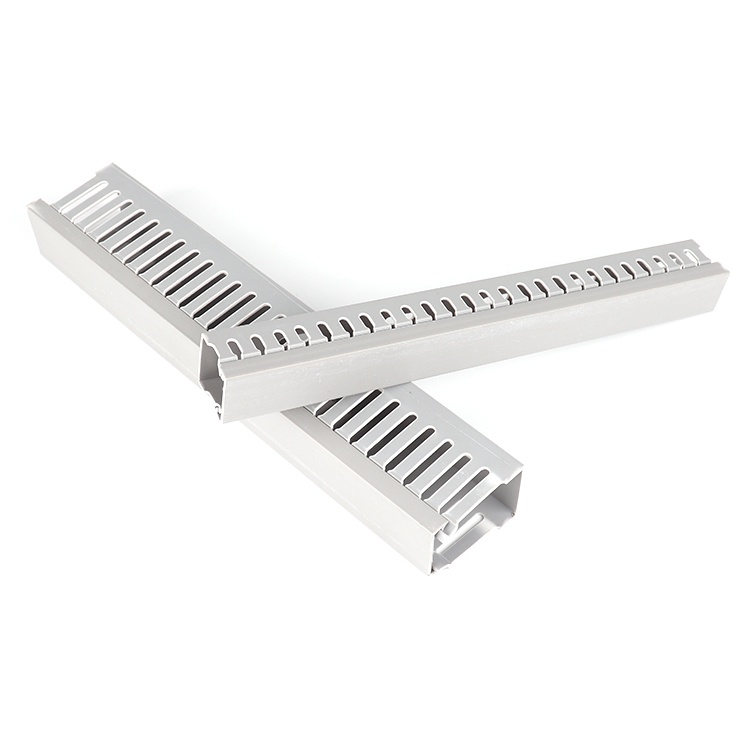 1 Meter PVC Cable Tray/Duct Slotted 1.0 Meter Length 30 x 30mm/50 x ...