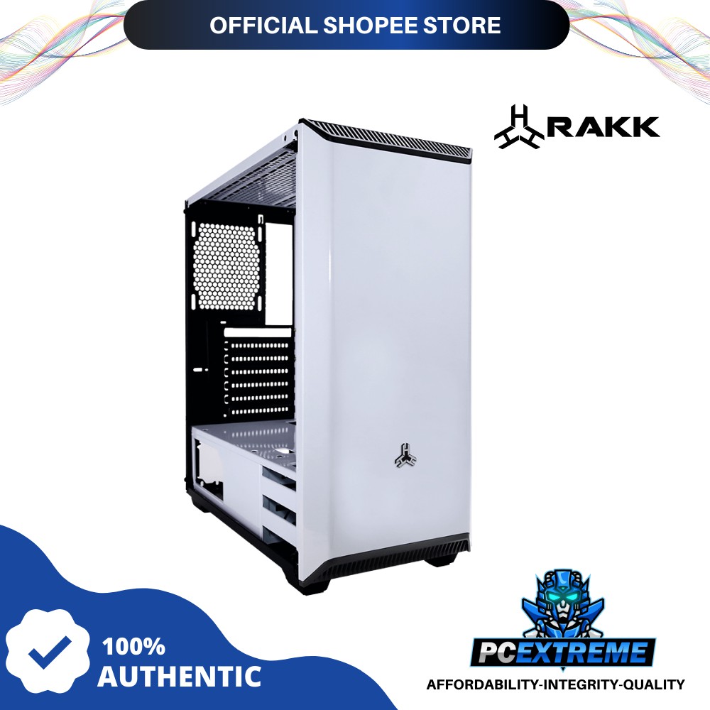 Rakk Hunit Gaming Case White | Shopee Philippines