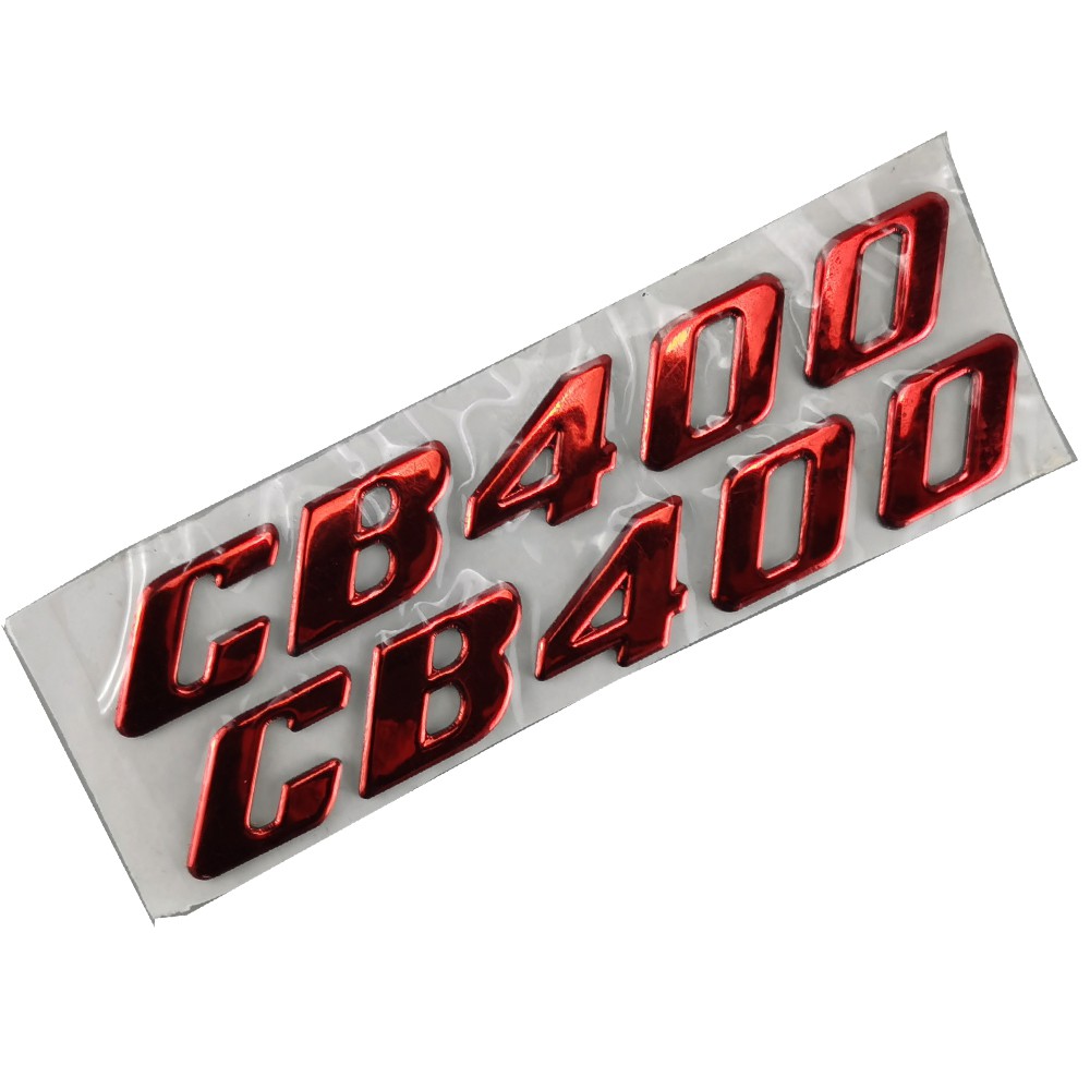 Motorcycle 3D Emblem Badge Decal Tank Wheel CB400 Sticker For Honda ...