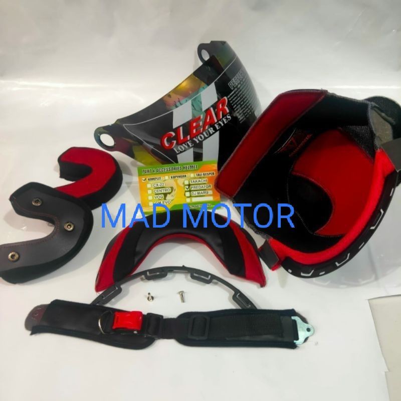 NHK Predator Helmet Foam Package with iron buttons + Rope + NHK ...