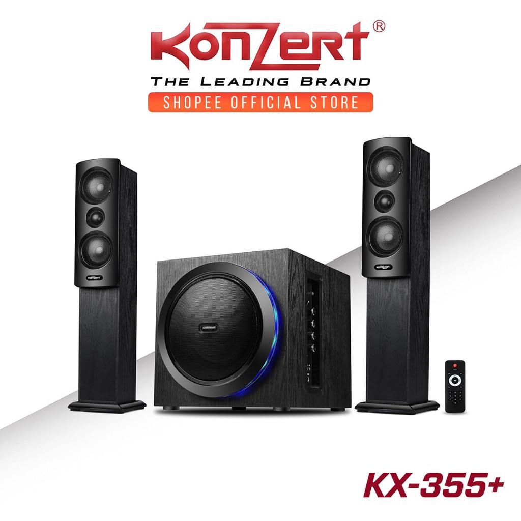 Konzert KX-355+ 2.1ch Multimedia Speaker with Bluetooth ( 3800 watts ...