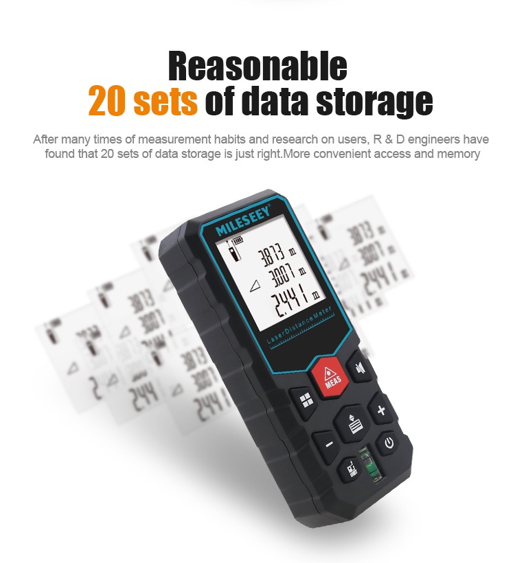 ★Mileseey★ Professional Laser Rangefinder X5 100M High Precision ...