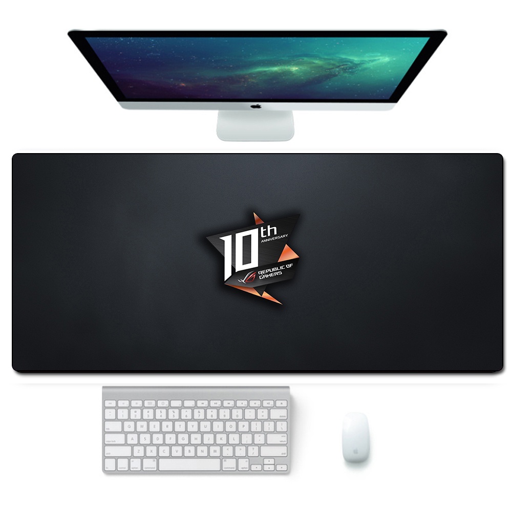ROG Mousepad Extended Mousepad Large Gaming Deskpad Stitched Edge ...