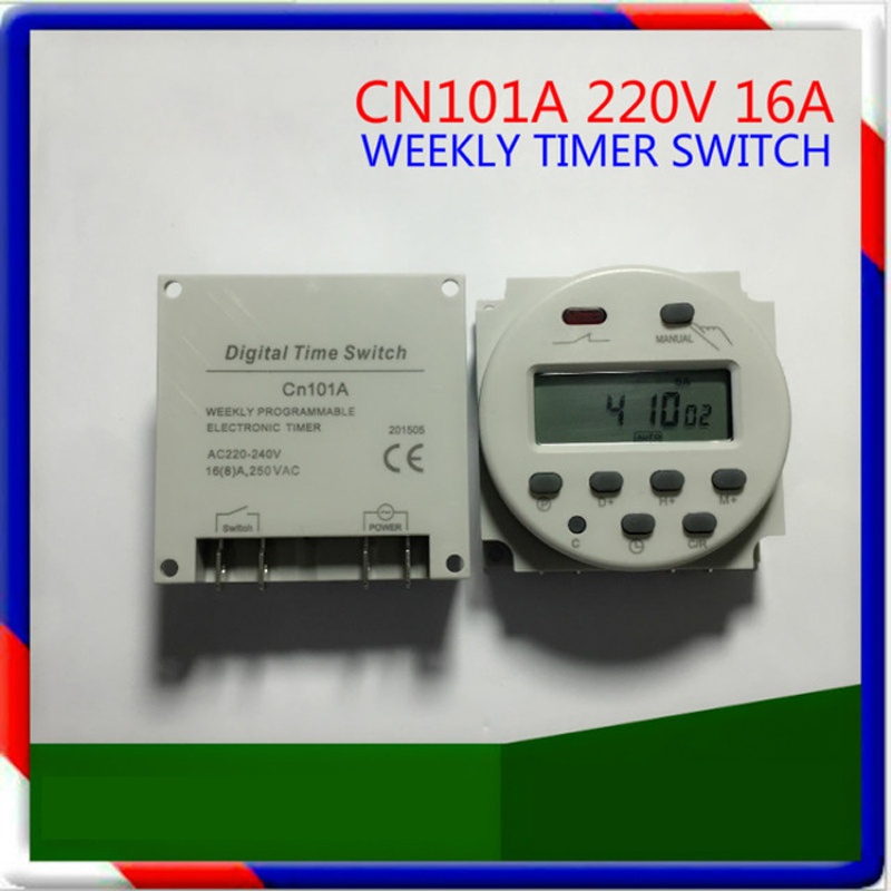 CN101A Mini Digital Power Timer 7 Day Programmable Time Switch Controller Relay | Shopee Philippines