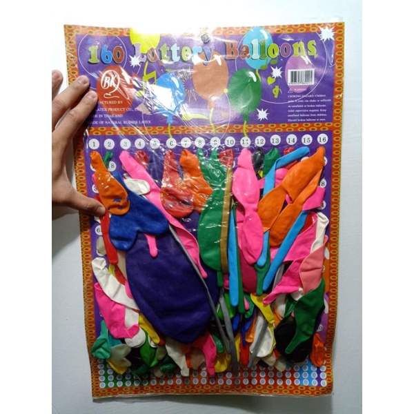 Lottery Balloons (160pcs) | Shopee Philippines