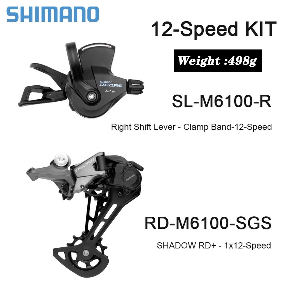 SHIMANO DEORE M6100 1x12 Speed Groupset MTB Mountain Bike M6100 Shift Lever Rear Derailleur 50t ...