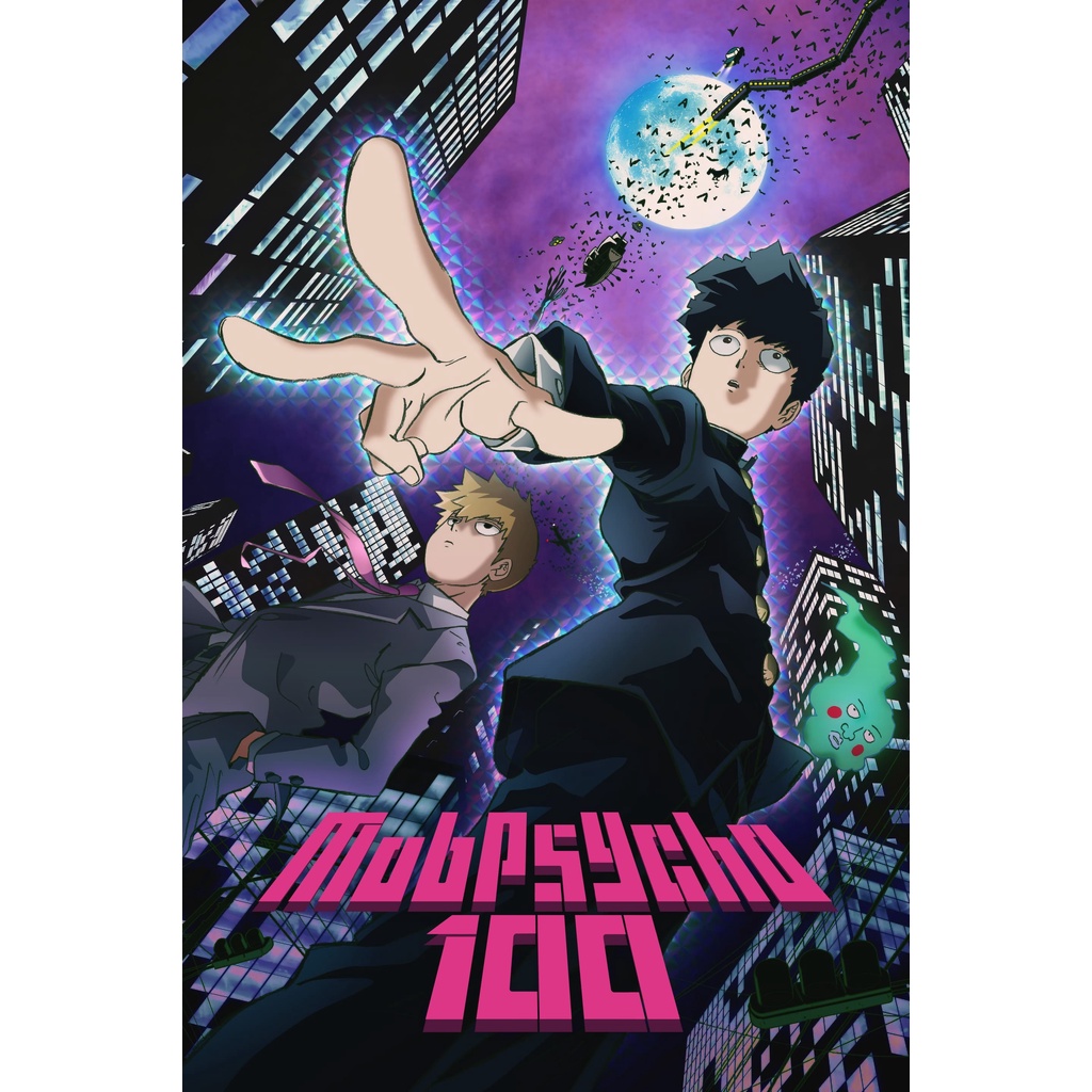 Mob Psycho : Official Anime Poster / Sticker / Laminated Posters ...