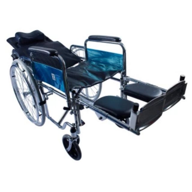 Reclining Commode Wheelchair Heavy Duty 360 degree | Shopee Philippines