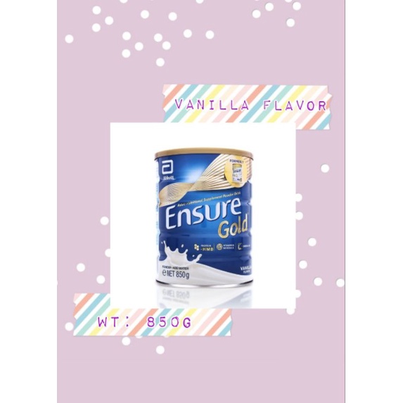 Ensure Gold Vanilla 800g (New Packaging) | Expiry2026 | Shopee Philippines