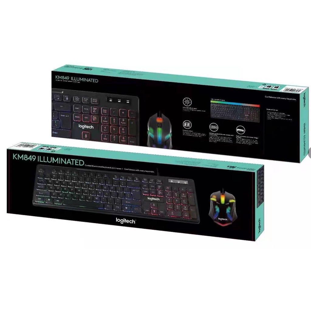 Logitech backlight key mouse Game keyboard mouse set | Shopee Philippines