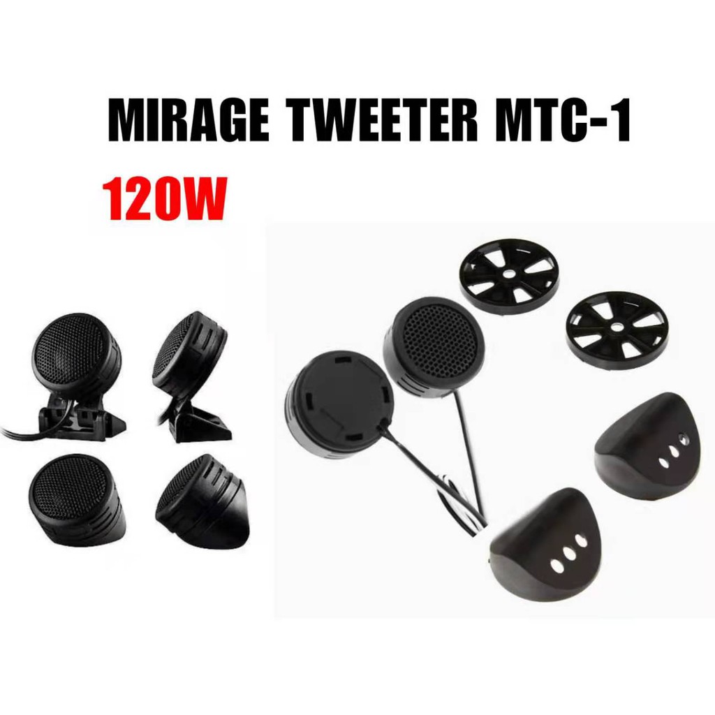 OSCPA Mini Car Tweeter 40/120 Watts of Power - High Frequency Tweeters ...