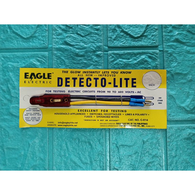 OMNI ELECTRIC CIRCUIT TESTER EAGLE DETECTO-LITE | Shopee Philippines