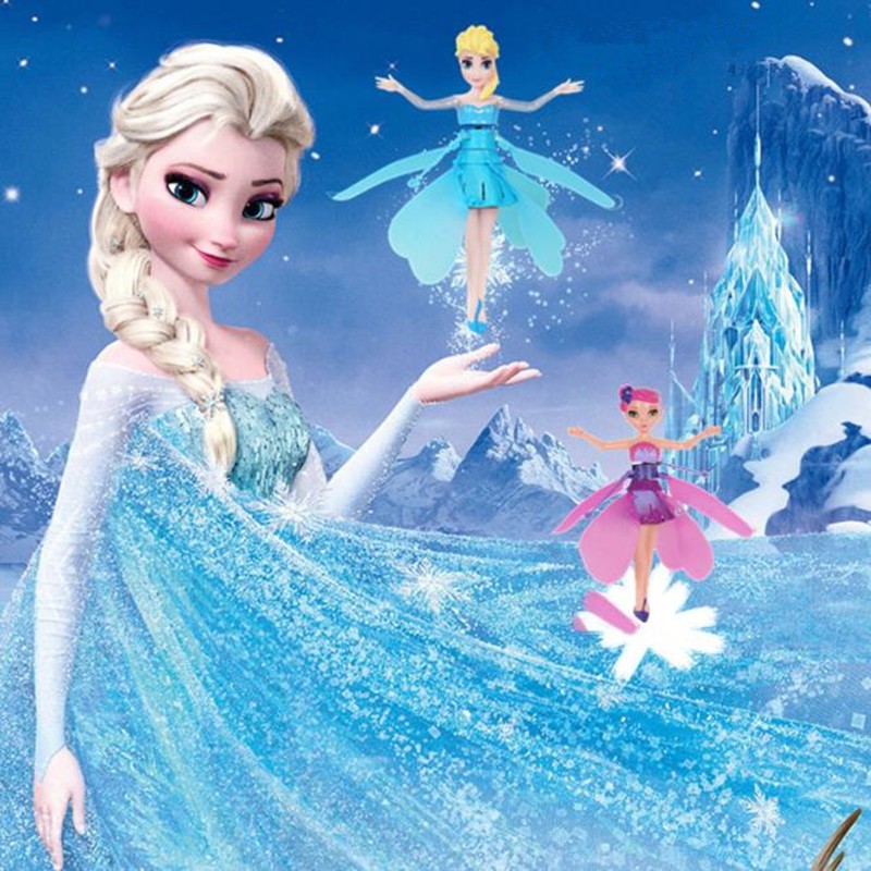 Cute Luminous Kid Princess Flyings Drone RC Fairy Toy Infrared ...