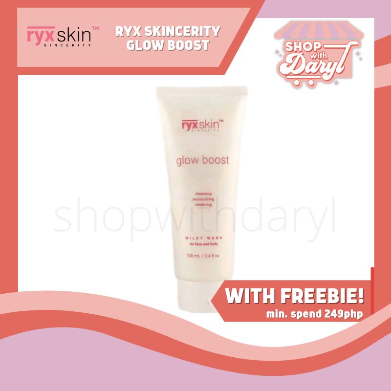 [ON HAND] RYX SKIN SINCERITY Glow Boost Milky Wash (RYX Glowboost) New ...