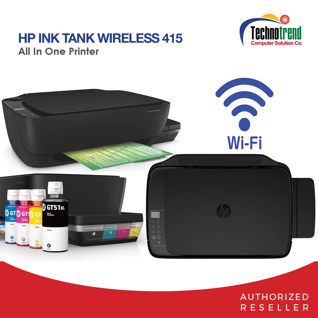 HP Ink Tank Wireless 415 (Print/Scan/Copy) Printer | Shopee Philippines