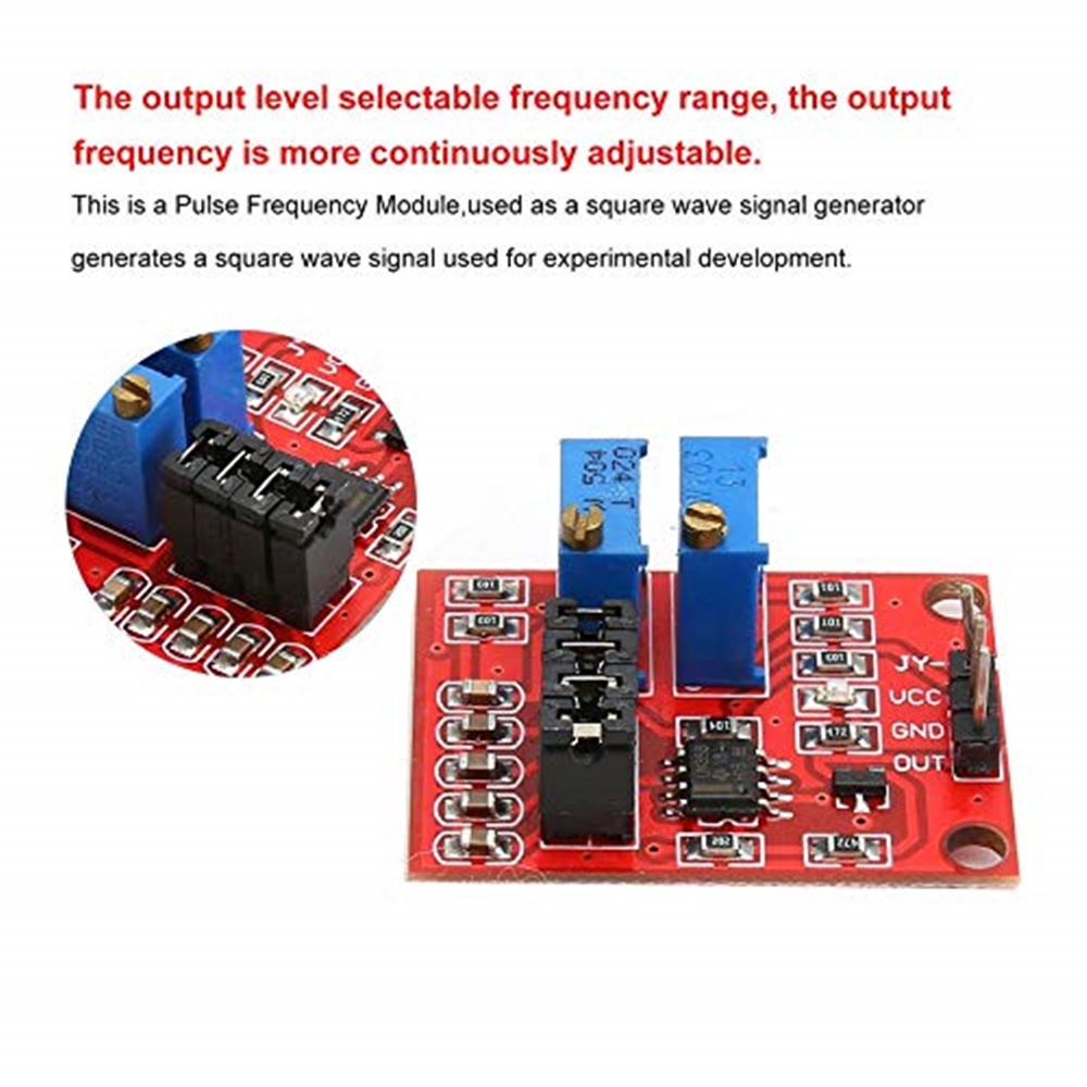 NE555 Pulse Frequency Module Duty Cycle LM358 Adjustable Module Square ...