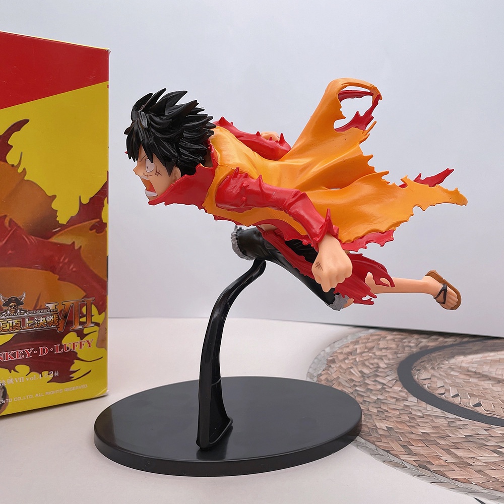 One Piece Fighting Luffy Figure King Top Decisive Battle Yellow Clothes ...