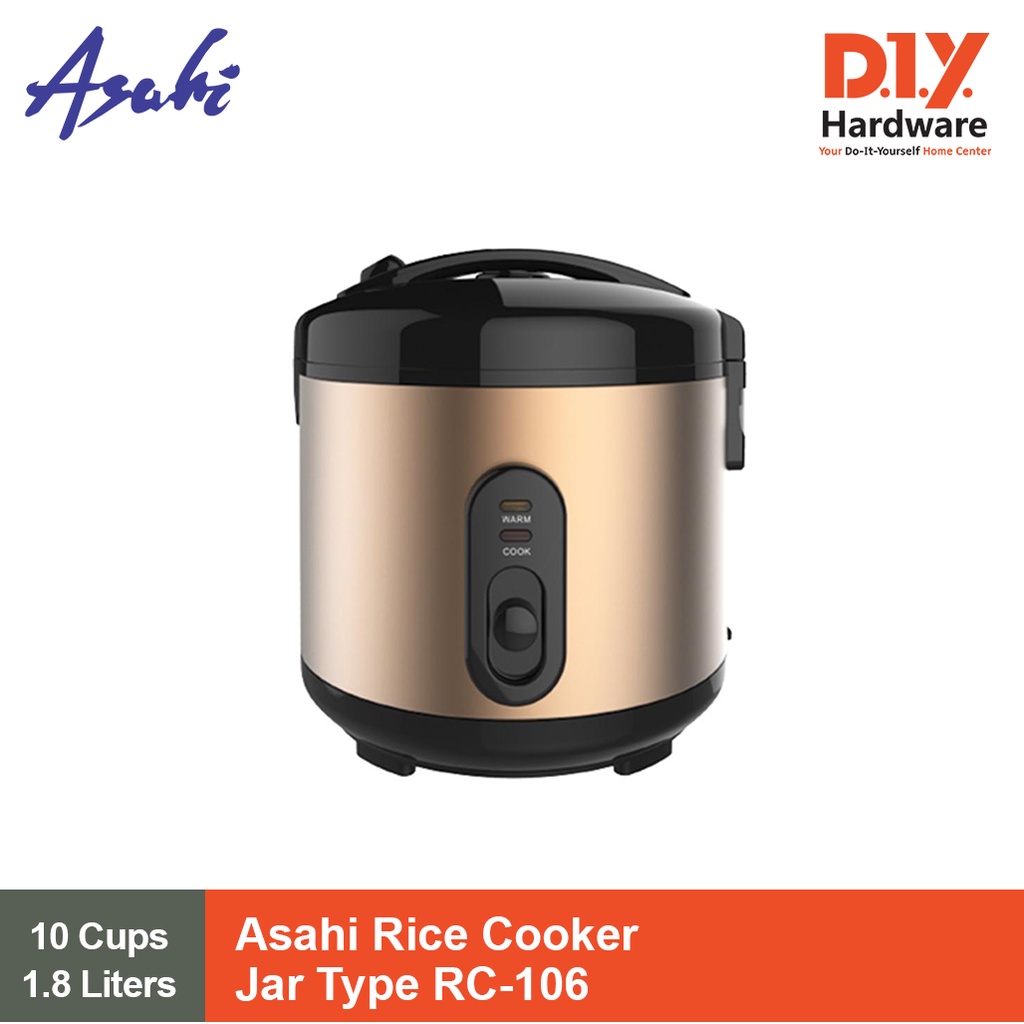 Asahi RC-106 10 Cups Rice Cooker Jar Type | Shopee Philippines
