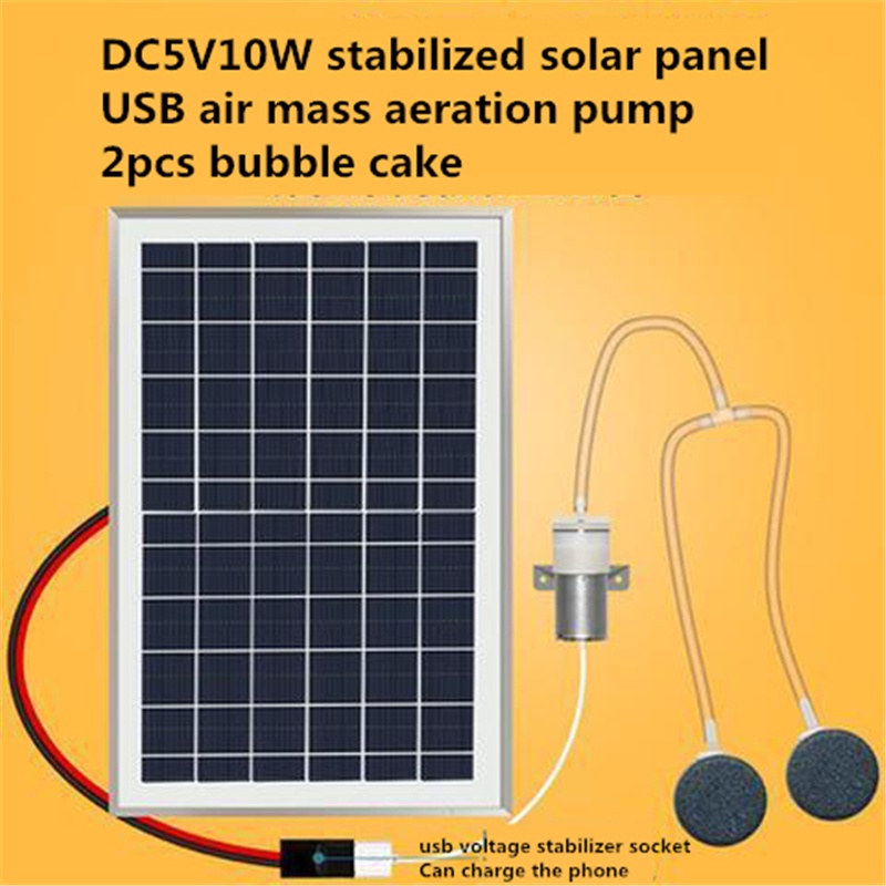 DC Solar Panel Air Pump Oxygen Pomp Electric Motor Vacuum Pumps ...