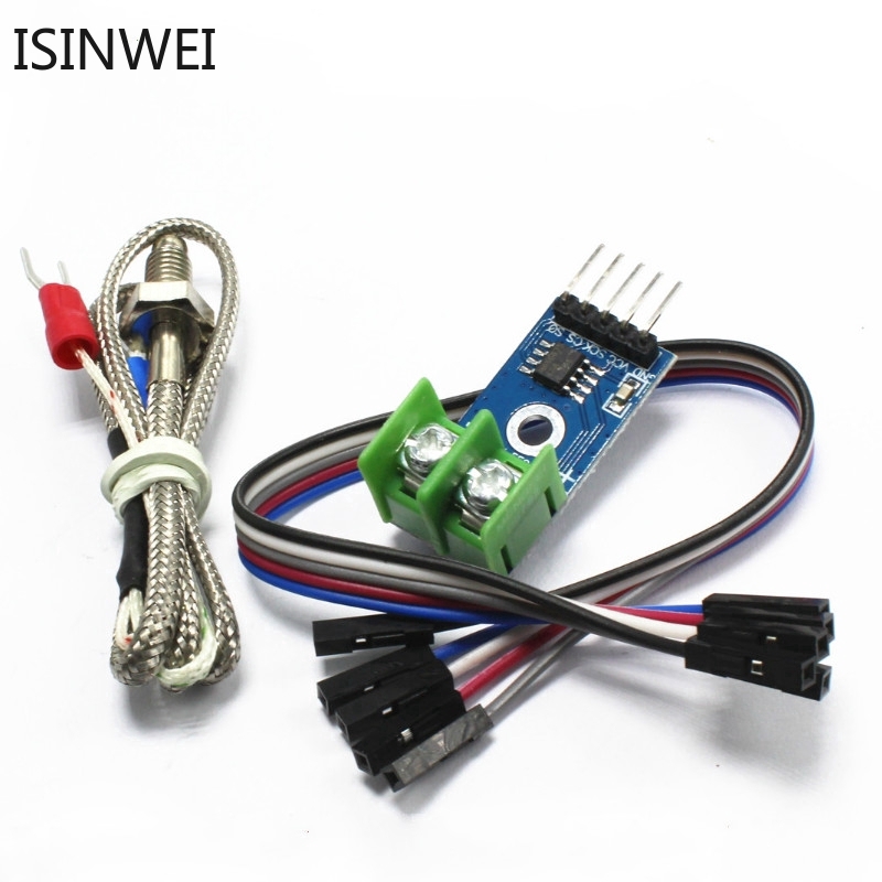 K Type K Thermocouple Temperature Sensor + MAX6675 Amplifier Module ...