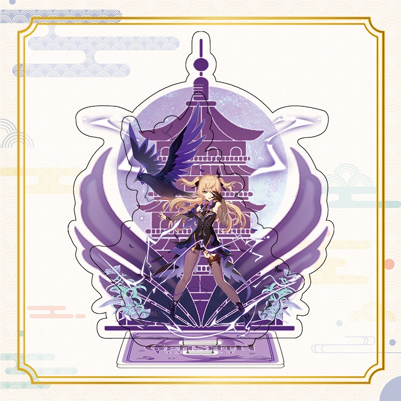Genshin impact stand double layer stand Acrylic stand genshin impact ...