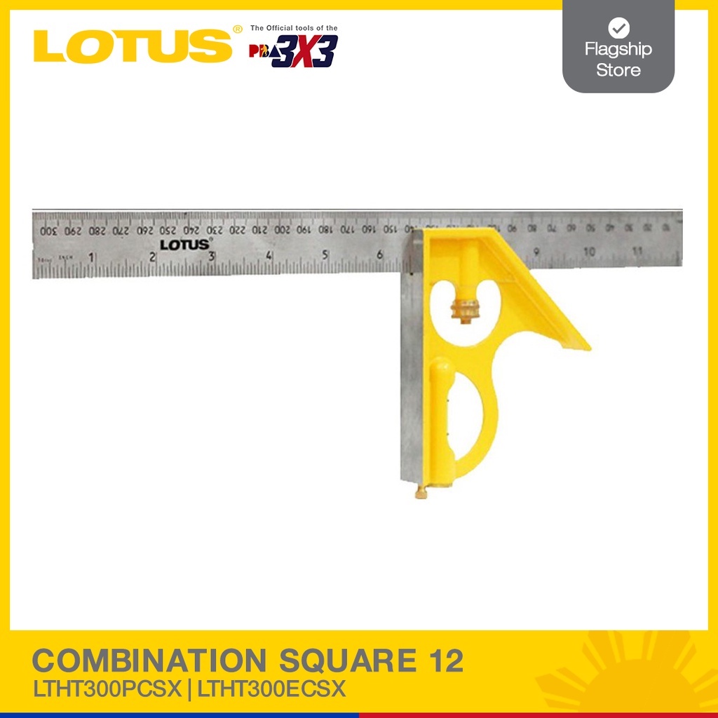 Lotus Combination Square 12" - Measuring Tools | Shopee Philippines
