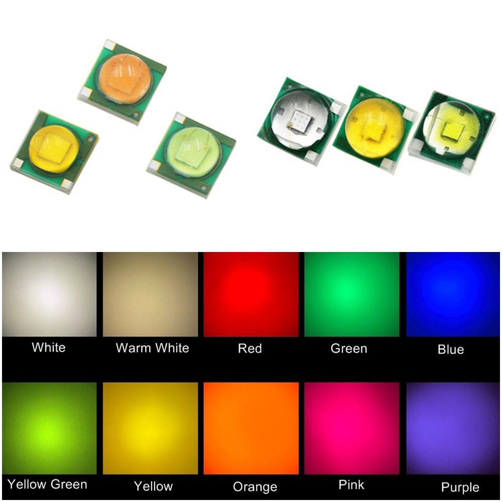 10pcs 1-3W LED 3535 High Power LEDs Beam White Warm White Red Green ...