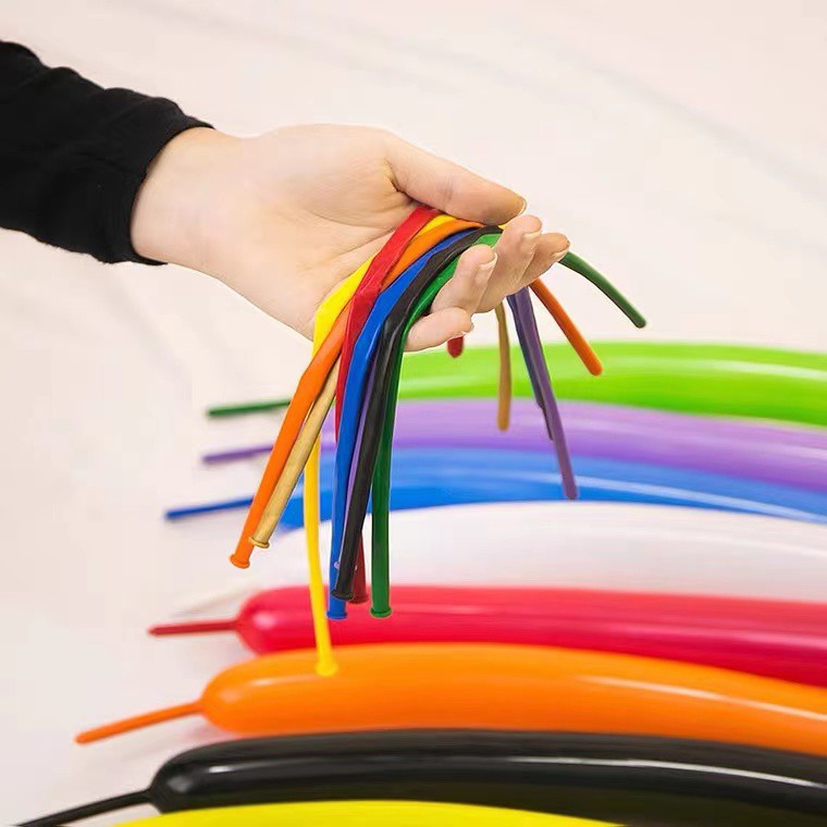 50PCS Long Balloons Twisting Balloon Size 260Q For Decoration Happy ...