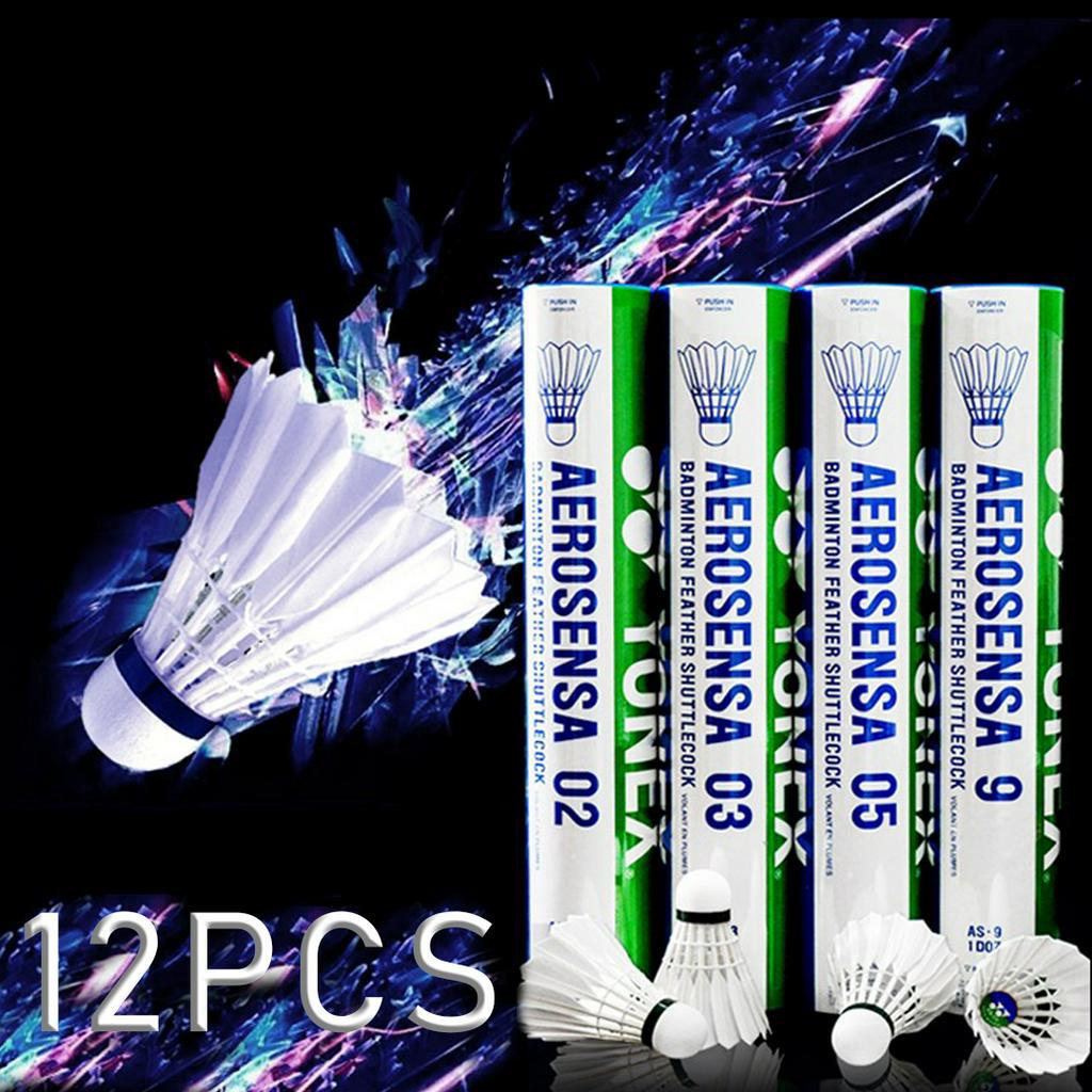 HEIM Badminton Shuttlecocks Sports Fitness Feather Shuttlecock Set ...